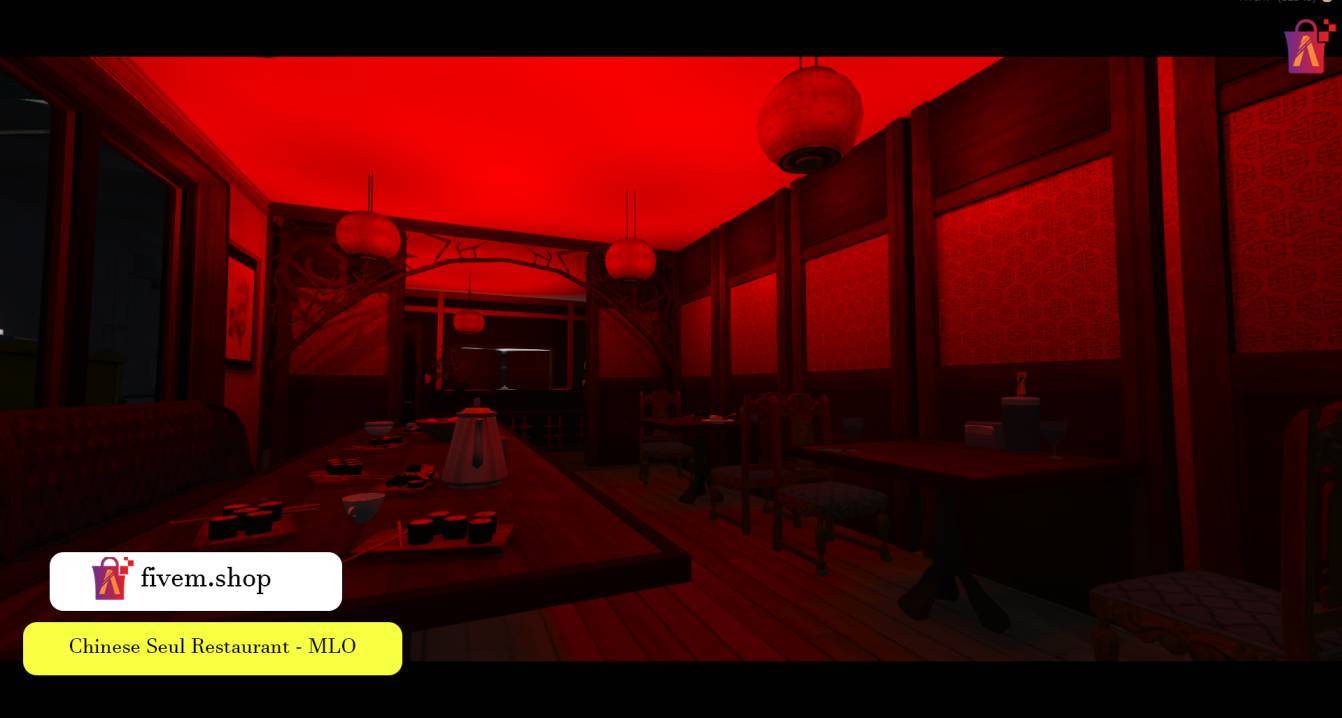Chinese Seul Restaurant MLO for FiveM Servers Experience