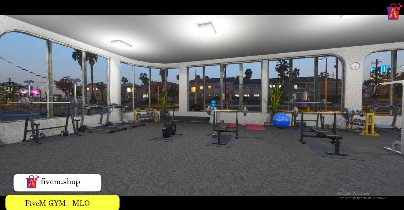 FiveM GYM MLO V1 - Elevate Your Gaming Fitness Experience