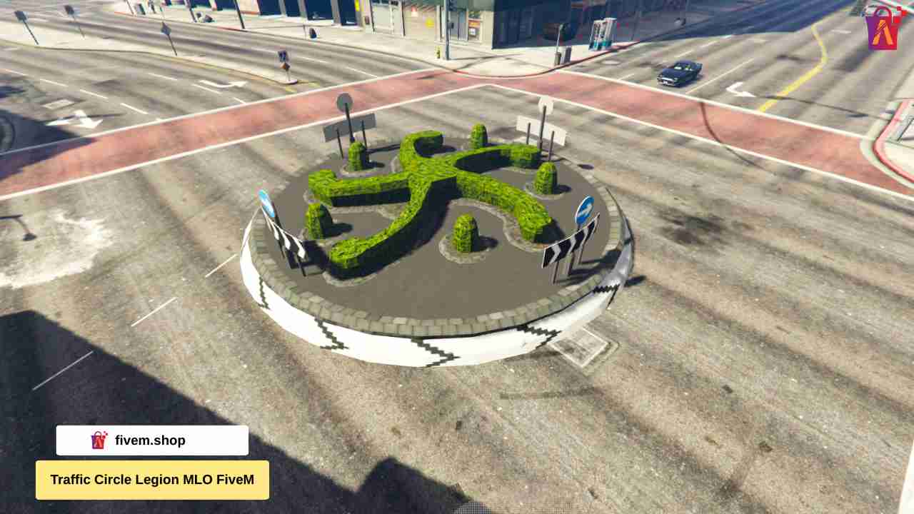 Traffic Circle Legion MLO FiveM for City Enhancement
