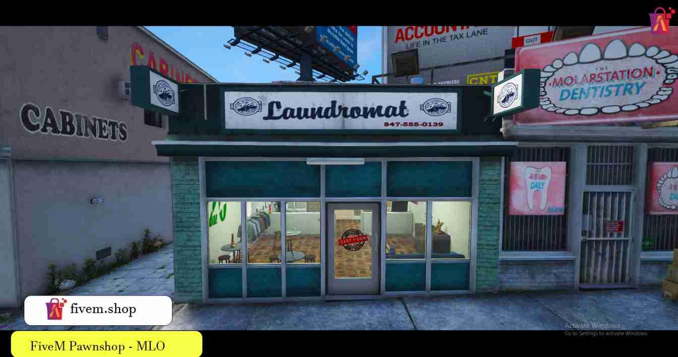 FiveM Pawnshop MLO & Shop MLO for Realistic Roleplay