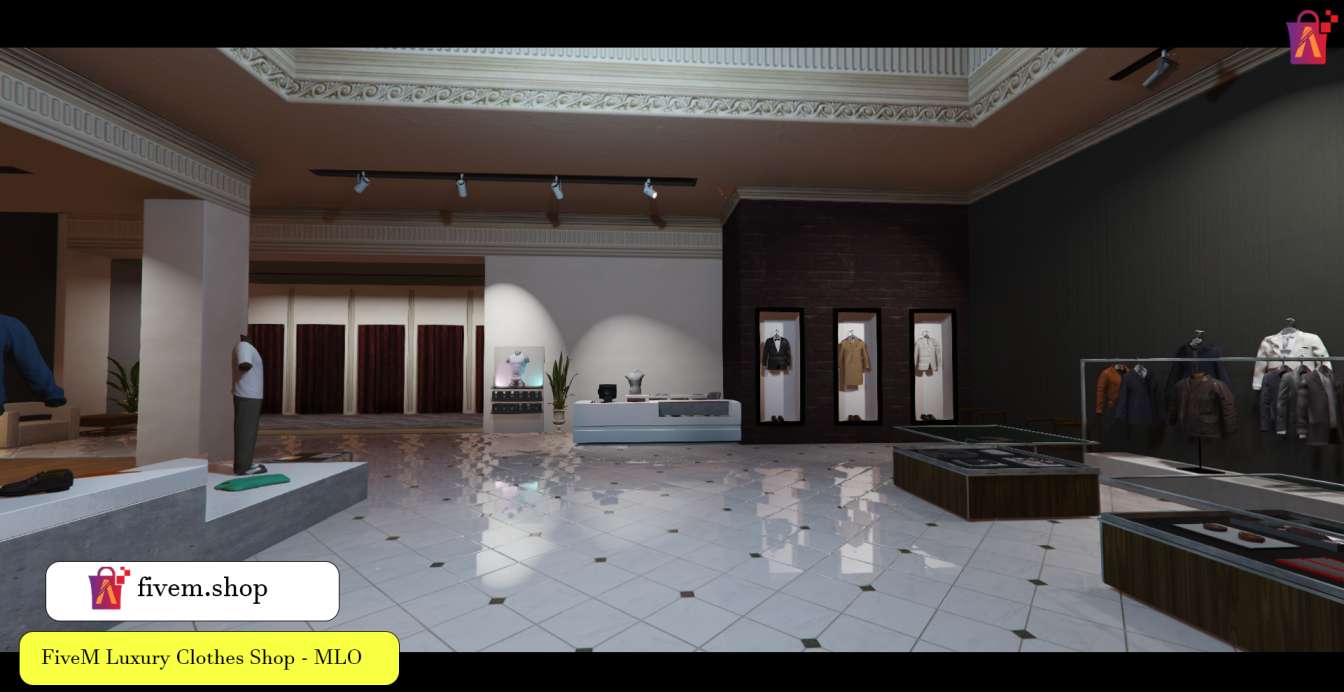 FiveM Luxury Clothes Shop MLO - High-End Fashion Hub