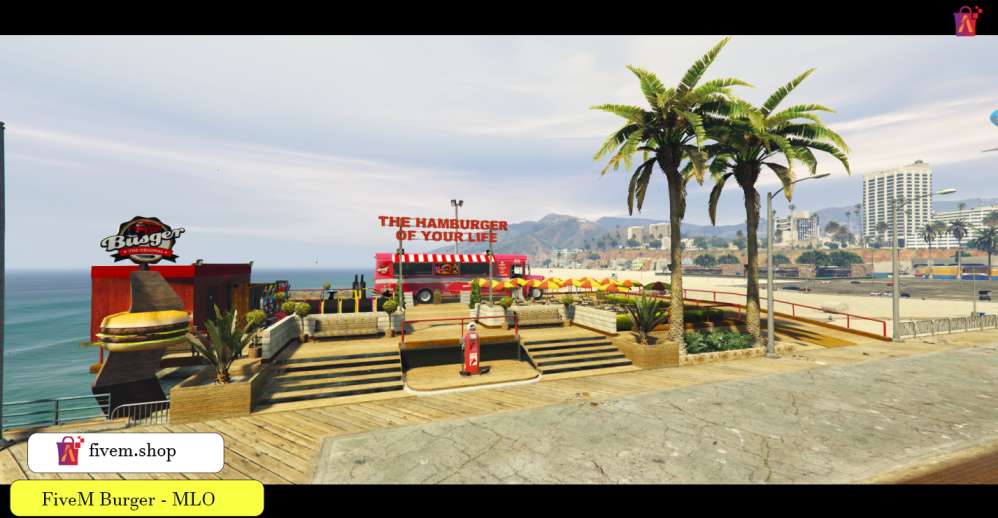 Burger Shot MLO FiveM - Interactive Restaurant MLO