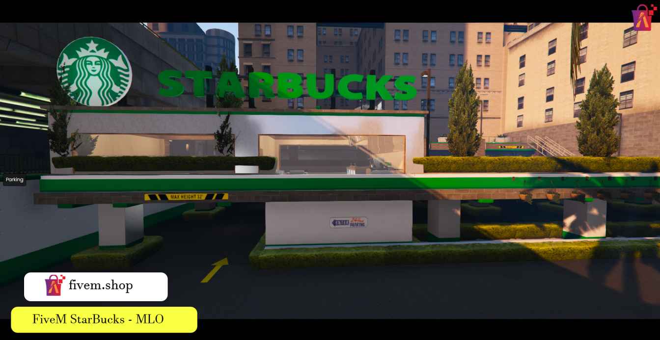 FiveM Starbucks MLO | Realistic Coffee Shop Experience