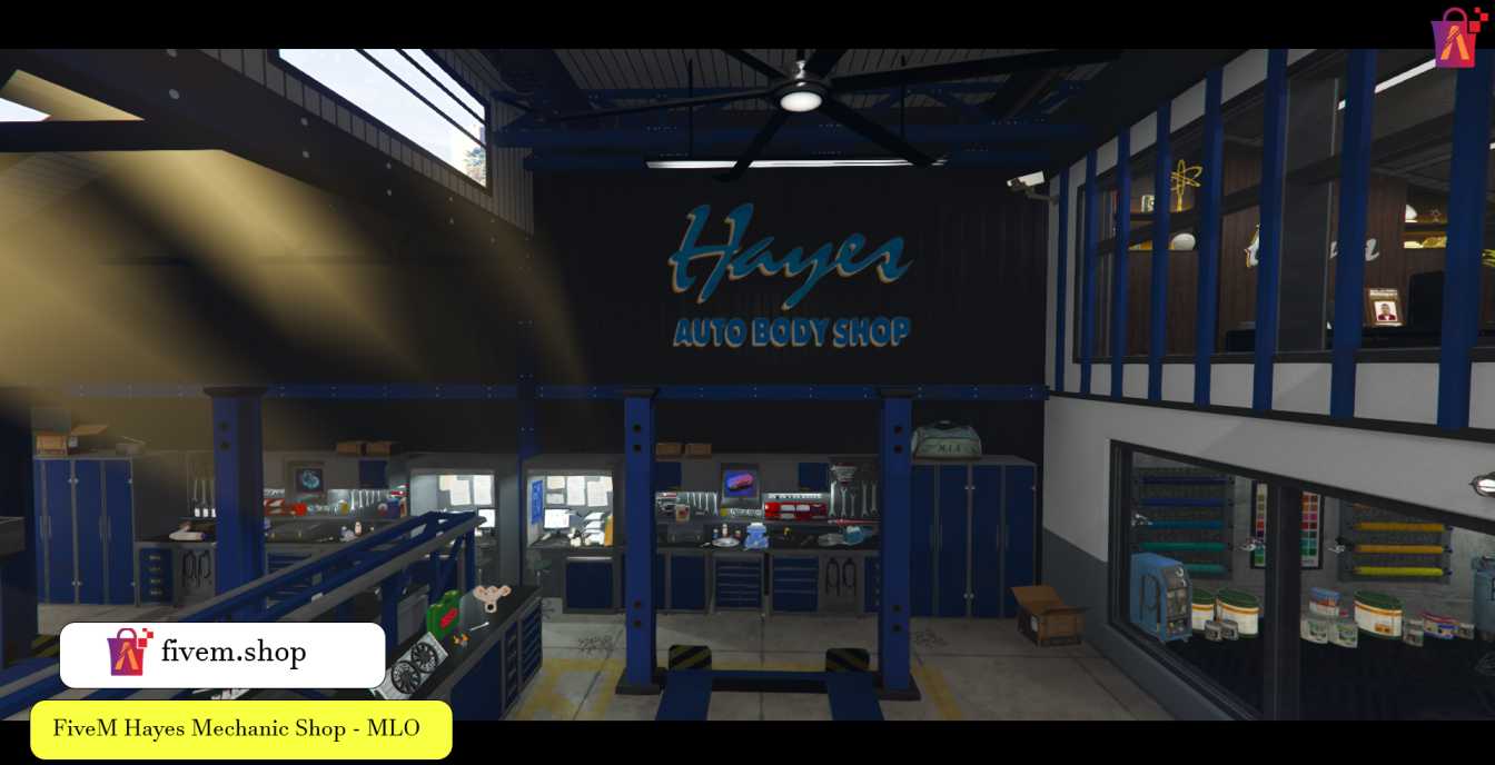 FiveM Hayes Mechanic Shop - Best Immersive Auto MLO