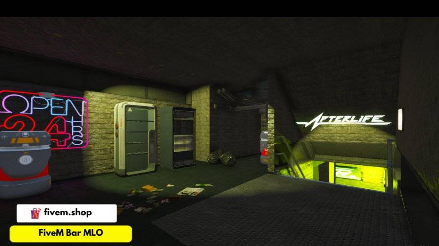 FiveM Bar MLO & Underground MLO - Explore Dystopia