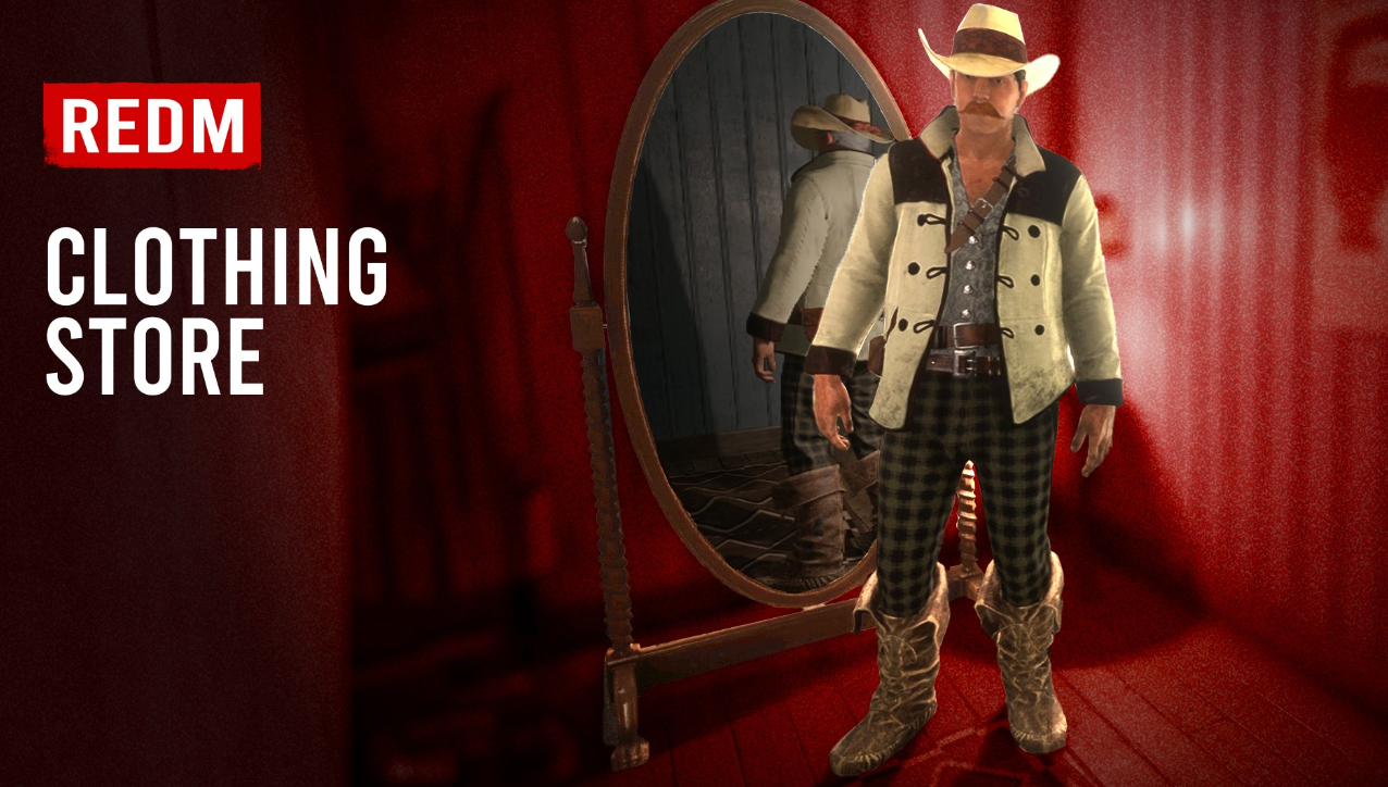 RedM Clothing Store | Ultimate RedM Outfit Menu Script