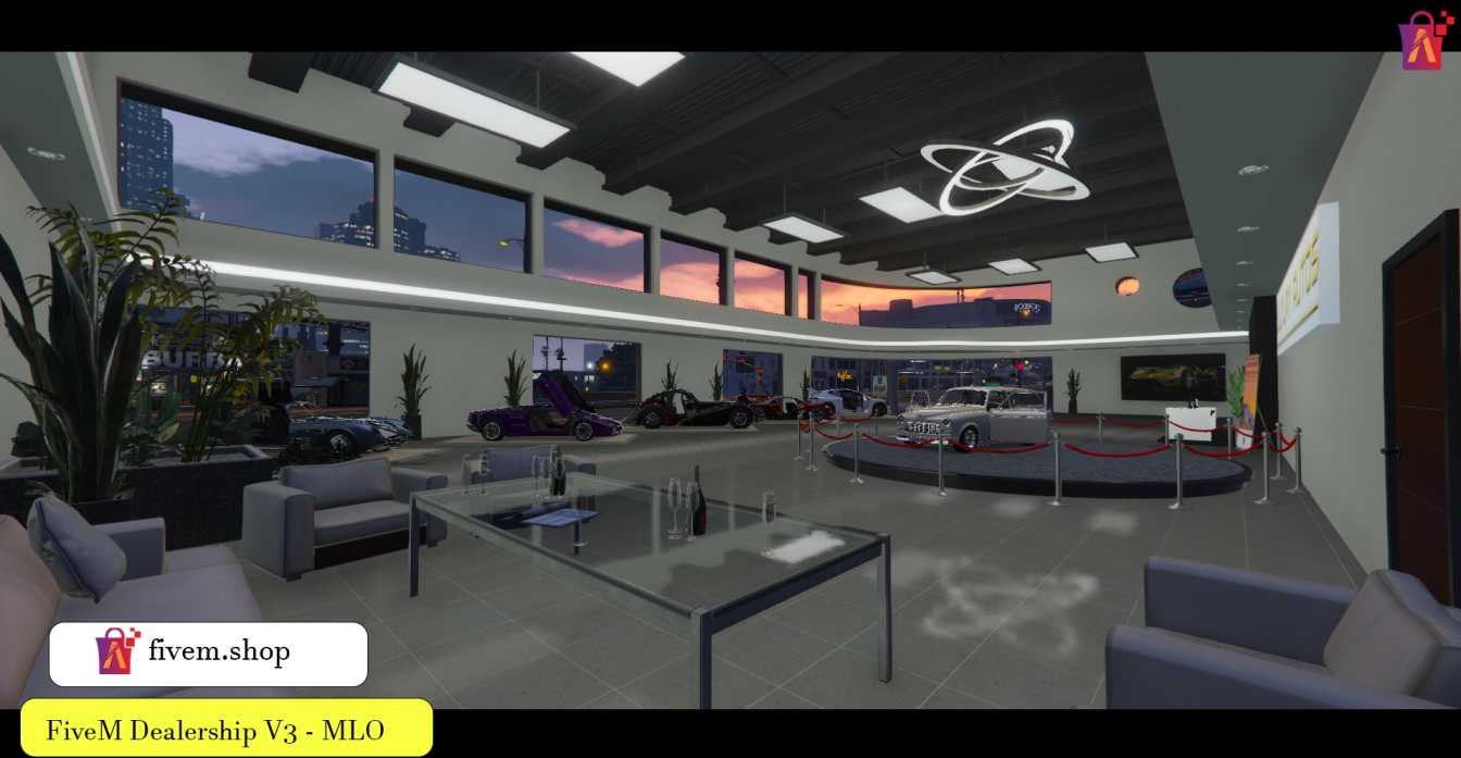 FiveM Dealership MLO V5 | Luxurys Auto Enhancement