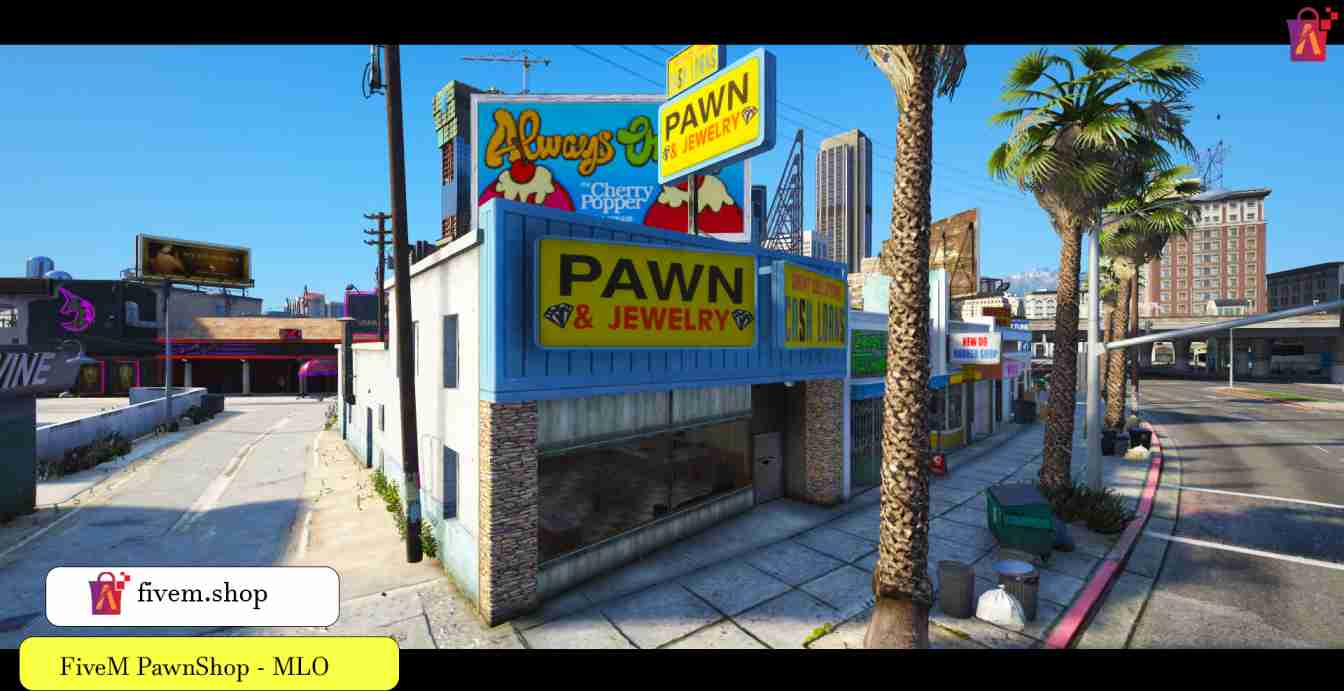 FiveM PawnShop MLO: Immersive Roleplay Experience.