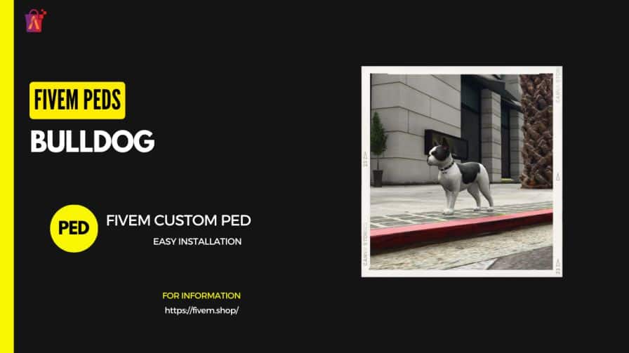 FiveM Bulldog | Lifelike Dog Ped for Enhanced Play