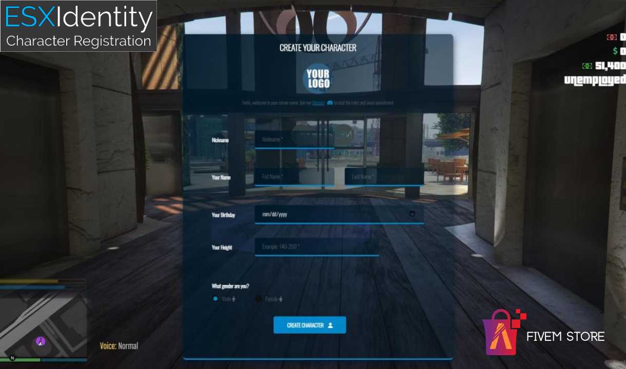 ESX Identity - Transform Your Server with EsxChat UI
