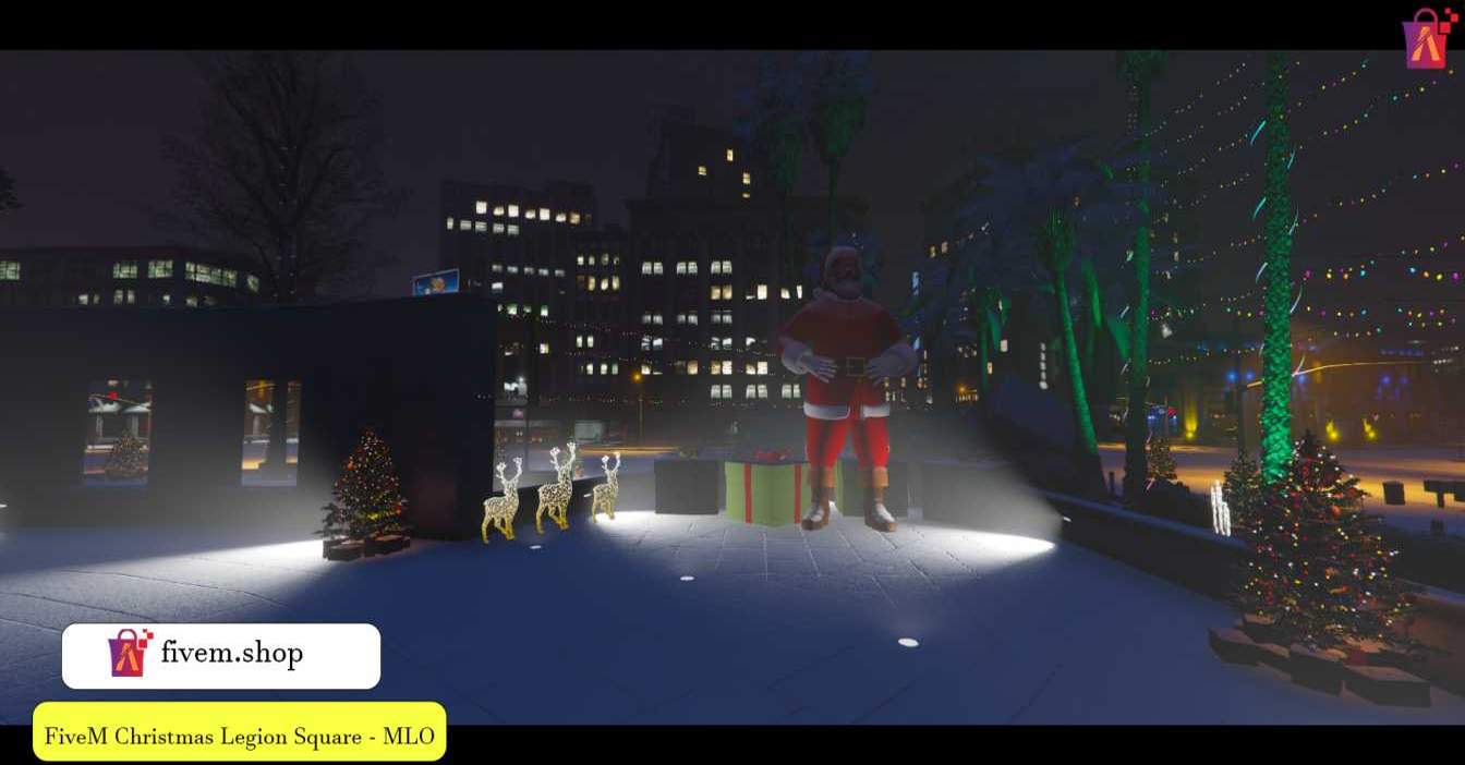FiveM Christmas Legion Square MLO | Festive Experience