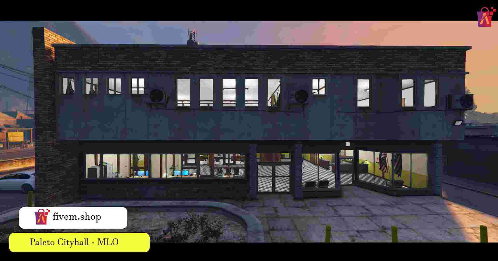 Paleto Cityhall MLO for Enhanced FiveM Role-Play Building