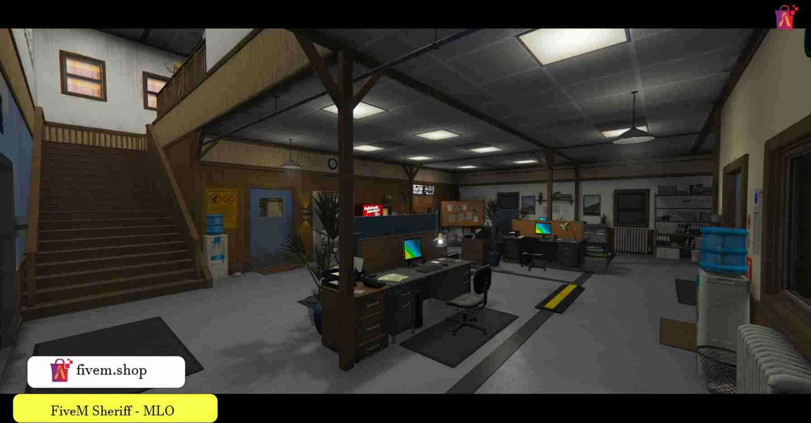 FiveM Sheriff MLO & Police Station MLO for Roleplay