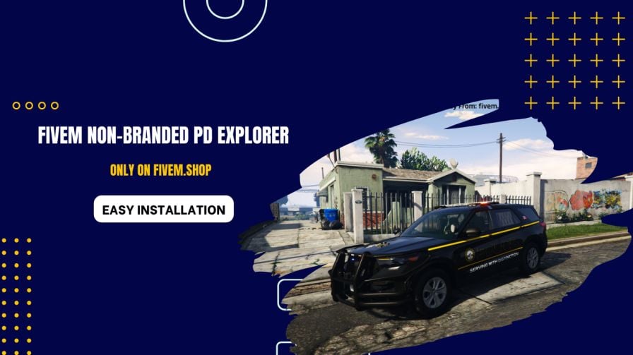 FiveM Non-Branded PD Explorer - Top Role-Play Vehicle