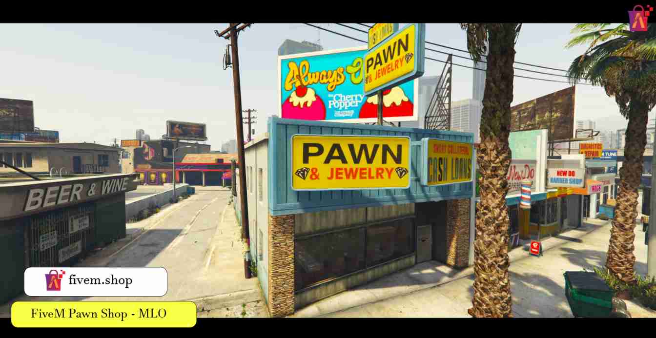 FiveM Pawn Shop MLO | Best Unique Role-Play Adventure