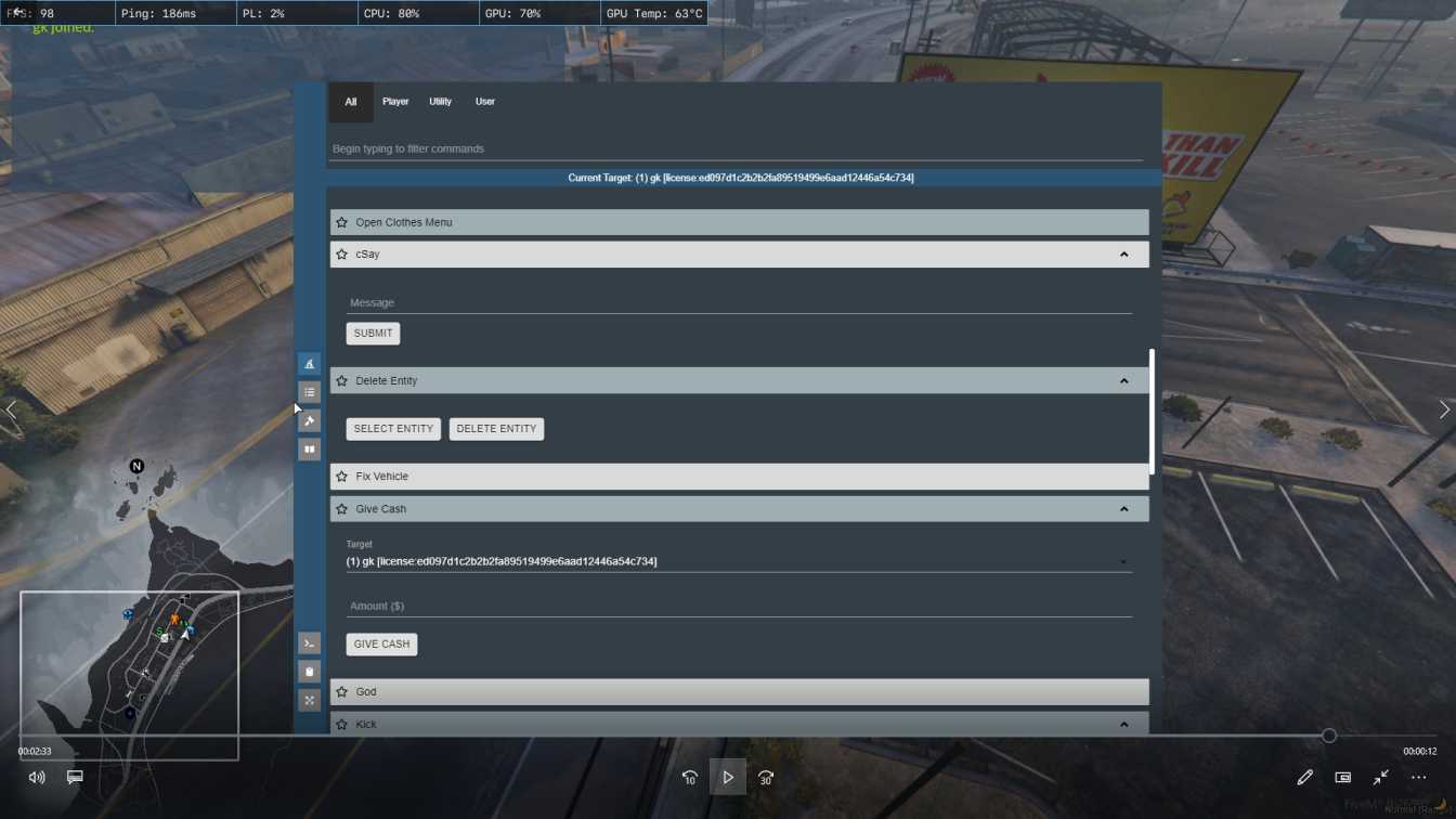 QBCore Admin Menu | Advanced Server Management Script