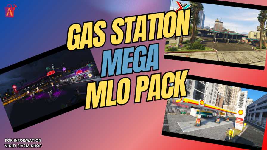 FiveM Gas Station MLO Pack: Realistic Immersive Gameplay