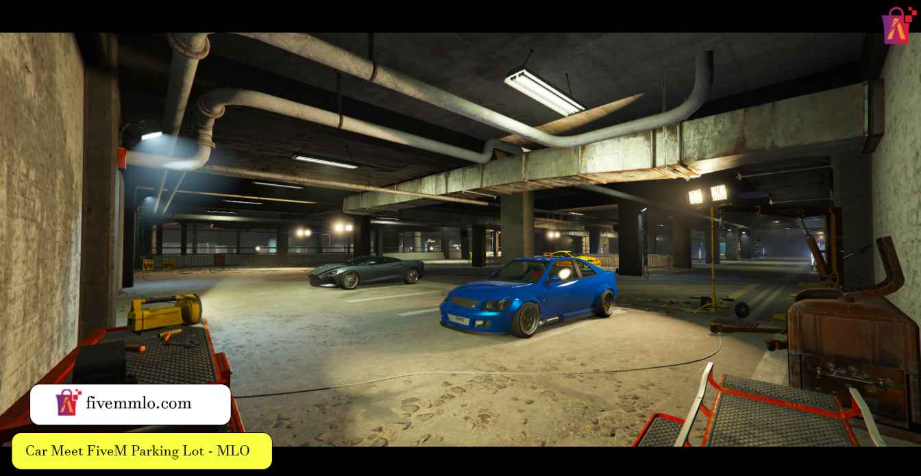 FiveM Car Meet Parking Lot: Premier Underground MLO
