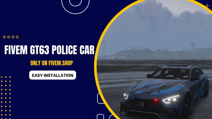 FiveM GT63 Police Car | Pursuit-Ready and Reliable
