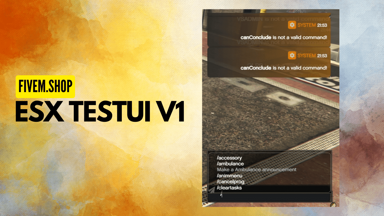 ESX TextUI - Best FiveM Customizable FiveM UI Script