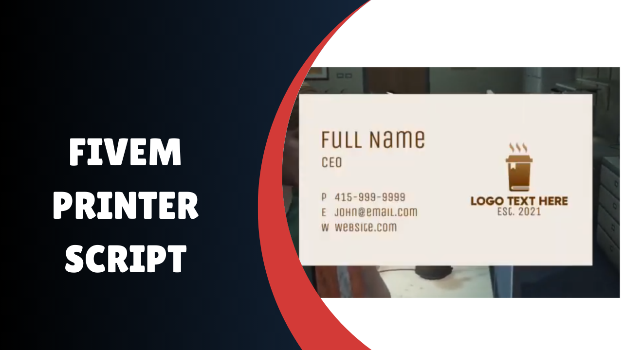 FiveM Printer Script for QBCore | Advanced 3D Printing