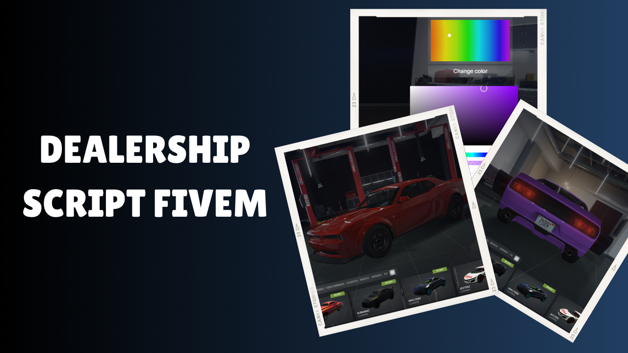 Dealership Script FiveM - Enhance Server Management