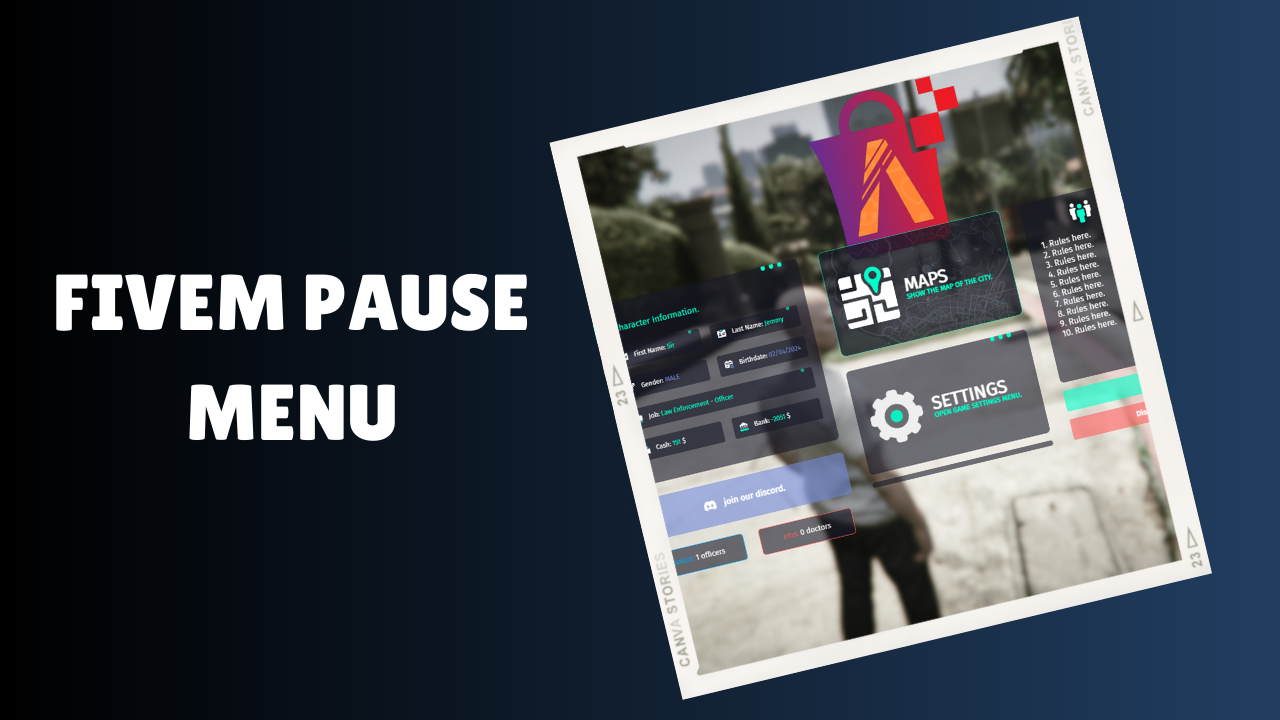 FiveM Pause Menu - Revolutionize Your Server Experience