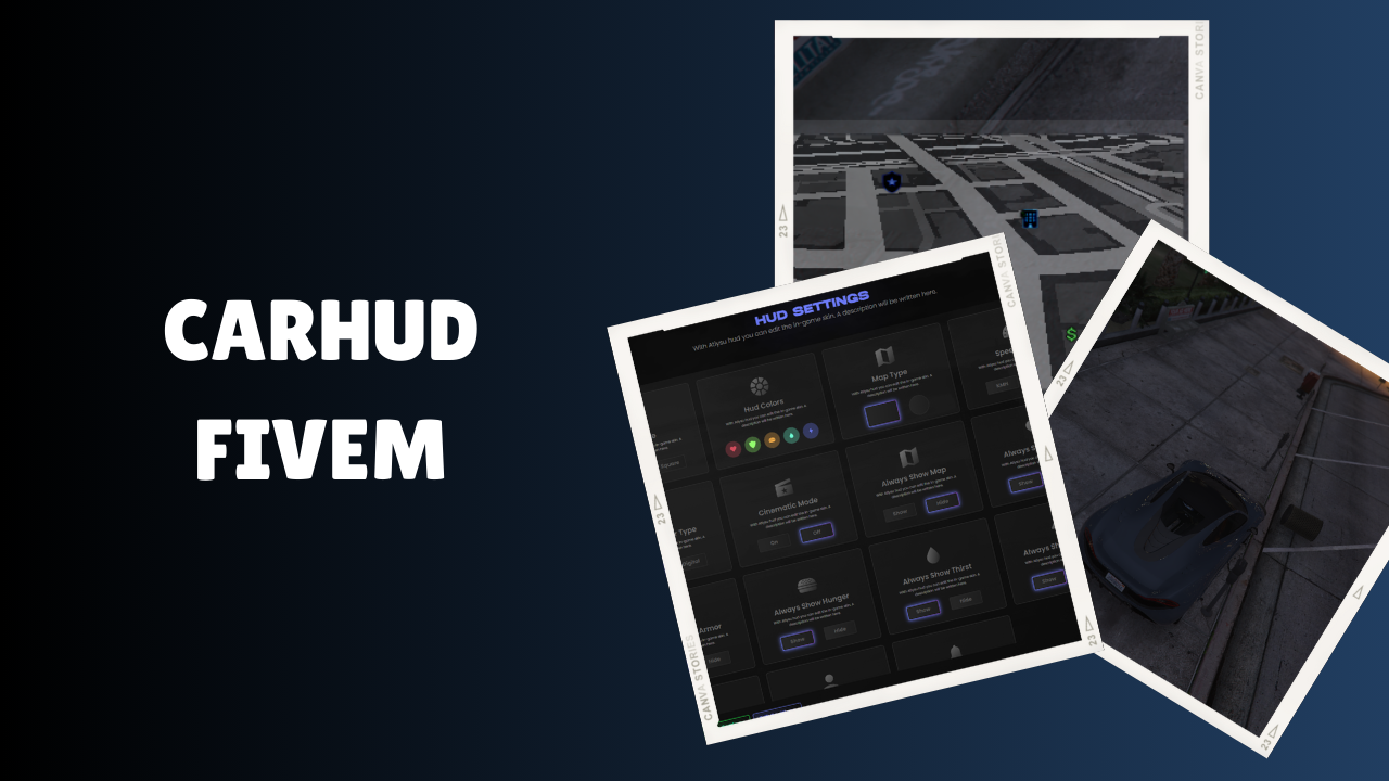 Carhud FiveM - The Ultimate HUD Customization in FiveM