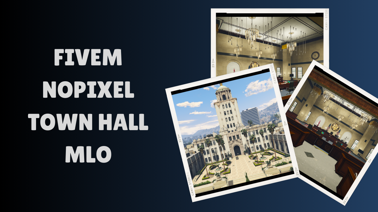 FiveM NoPixel Town Hall MLO - Immersive Role-Play.