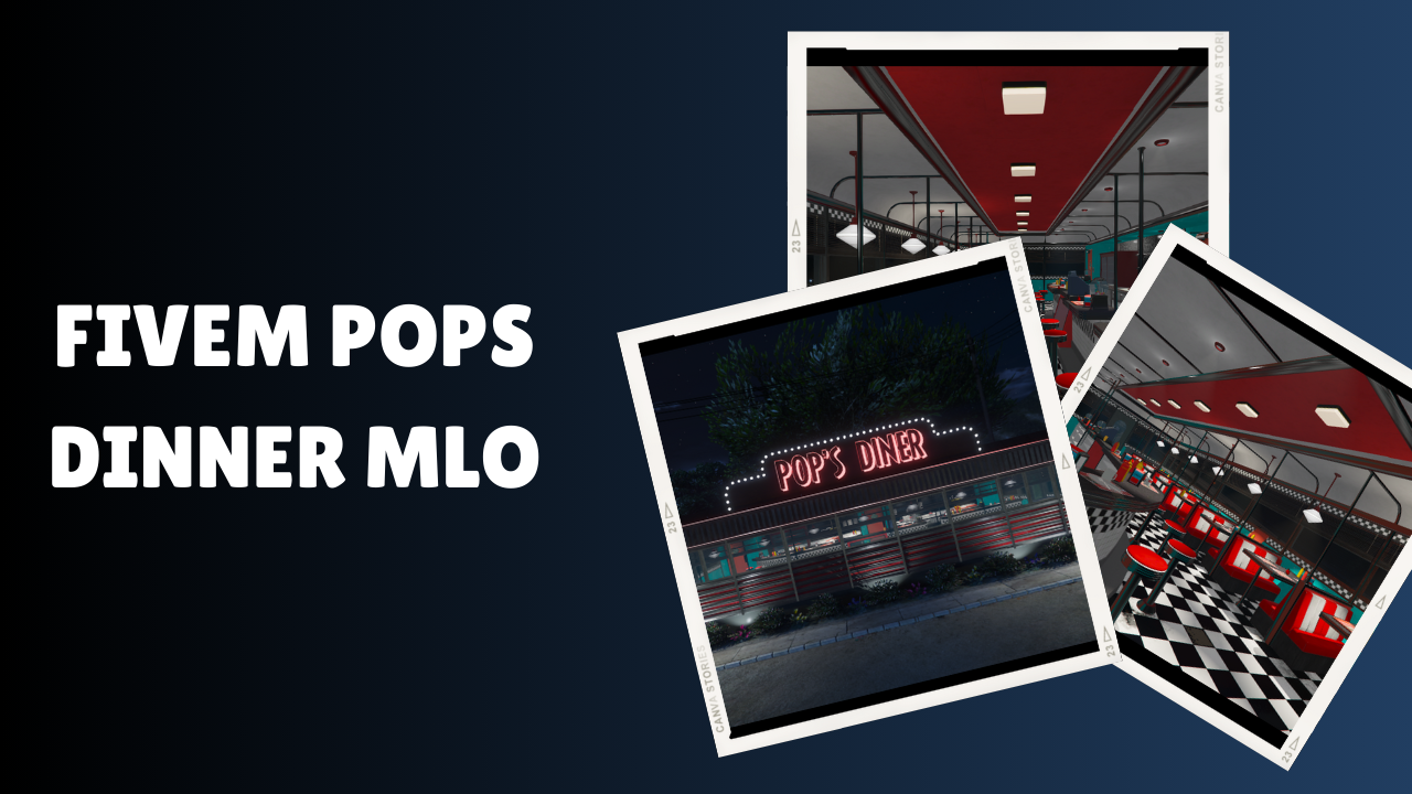 FiveM PopS Dinner MLO - Authentic Diner Experience