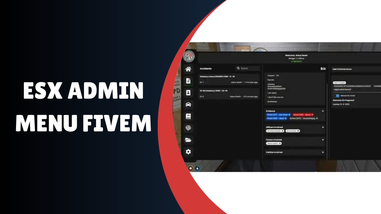 FiveM MDT Script ESX - Elevate Your RP Functionality