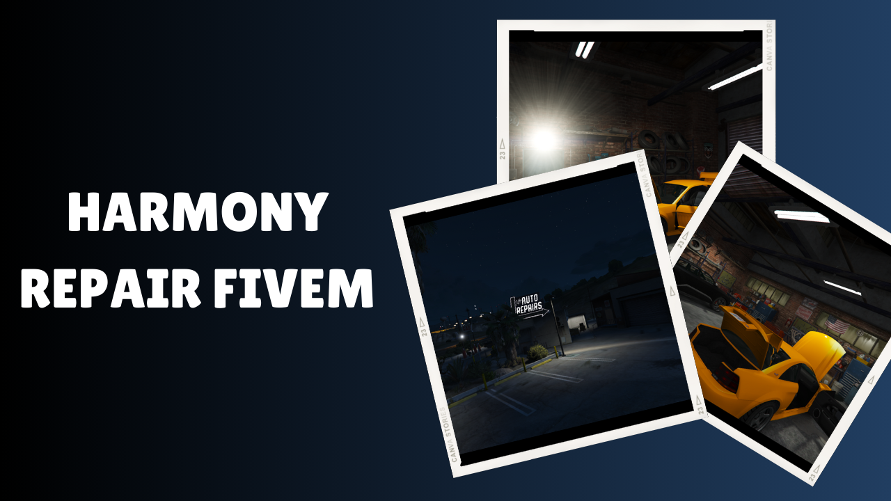 Harmony Repair FiveM - Ultimate Mechanic Shop MLO.