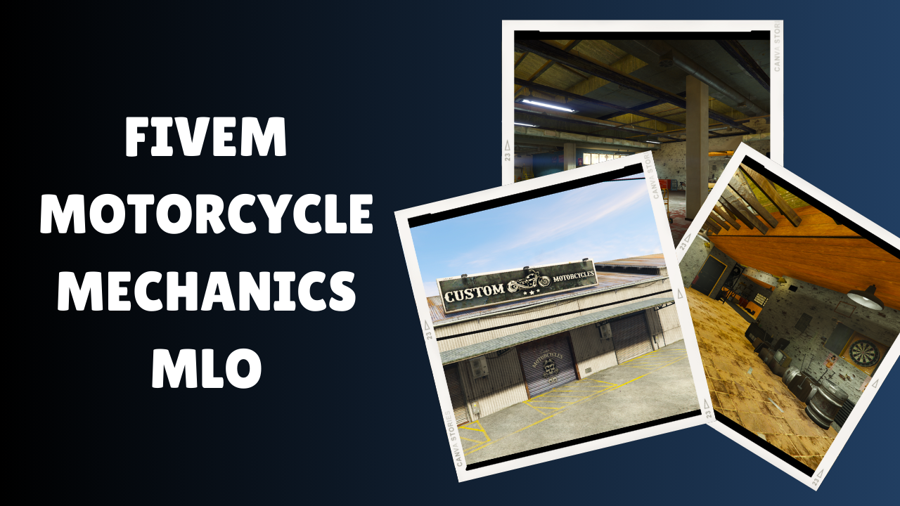 FiveM Motorcycle Mechanics MLO for Realistic Shops
