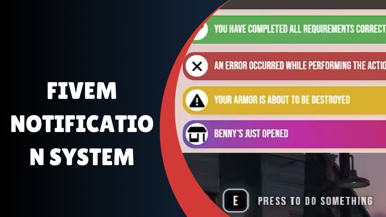 FiveM Notification System - Enhance Your gaming experience