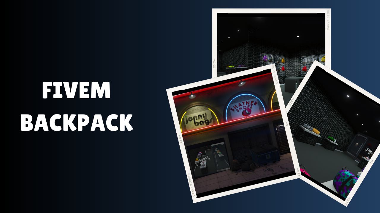 FiveM Backpack - Engage in Stylish Virtual Shopping