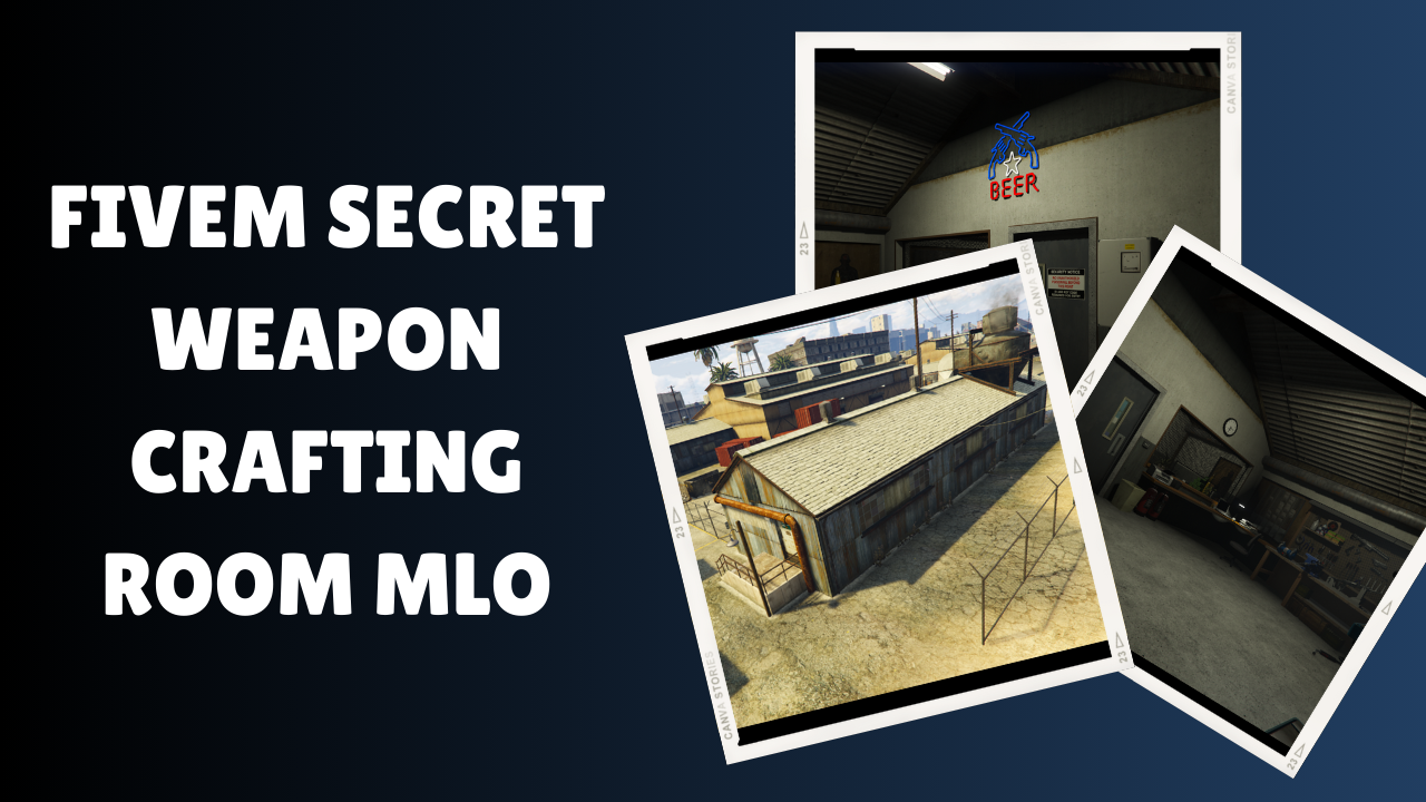 FiveM Secret Weapon Crafting Room MLO for Tacticians