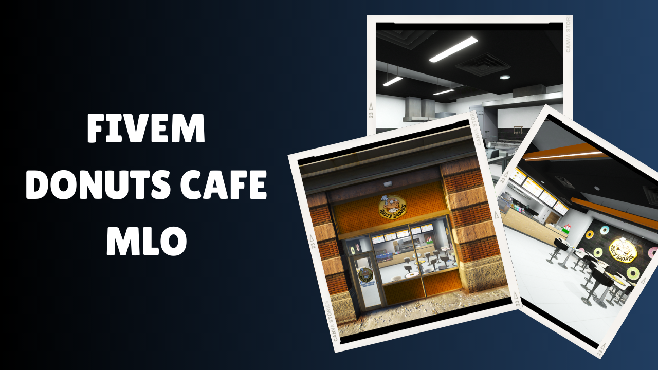 Café de Donuts FiveM MLO - Perfeito para Jogabilidade Urbana