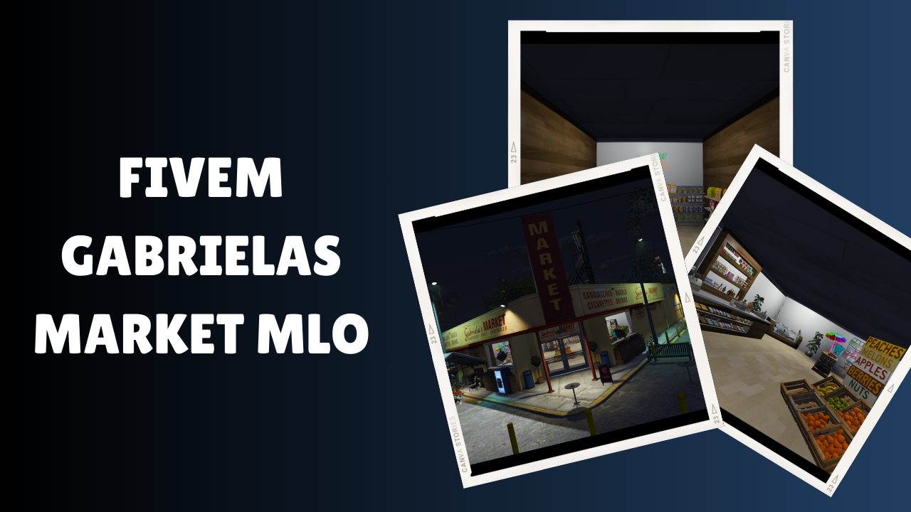 Mercado MLO Gabrielas FiveM: Explore Produtos Frescos.