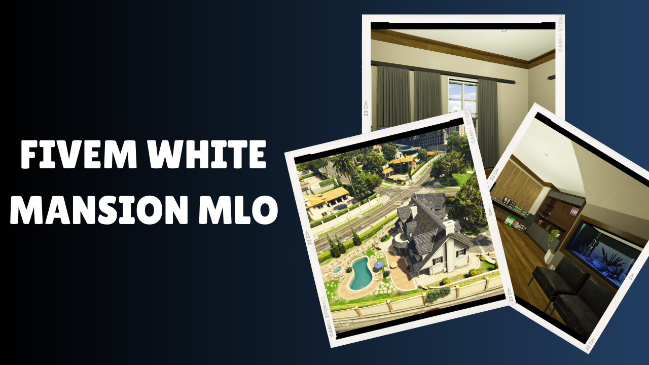 FiveM White Mansion MLO : Virtual Luxury Redefined
