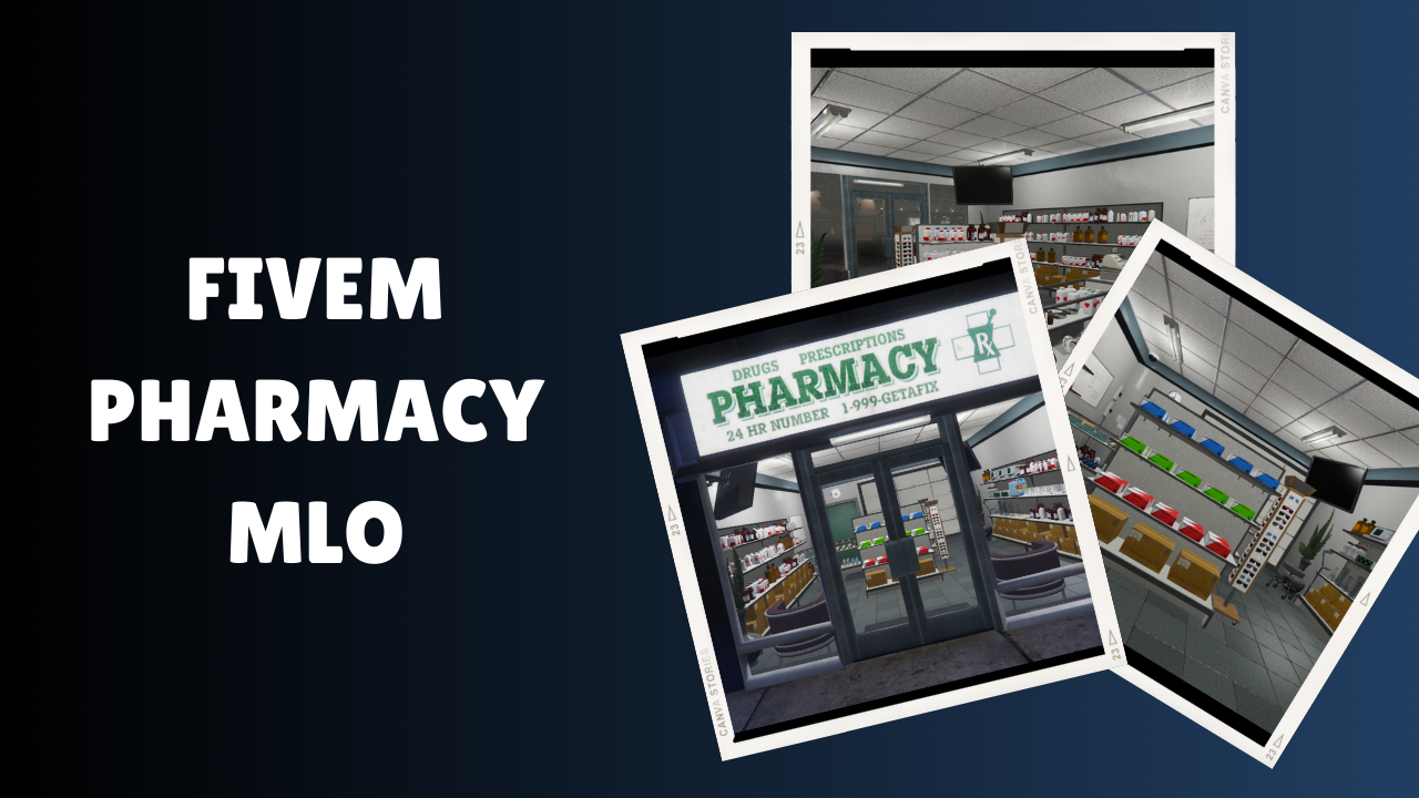 FiveM Pharmacy MLO - Roleplay and Interactive Experience