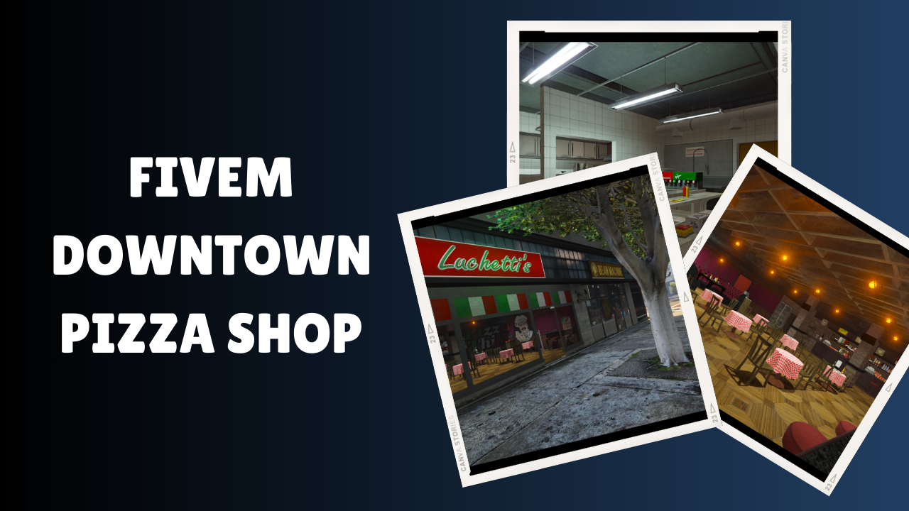 FiveM Downtown Pizza Shop - Engage with Urban Life
