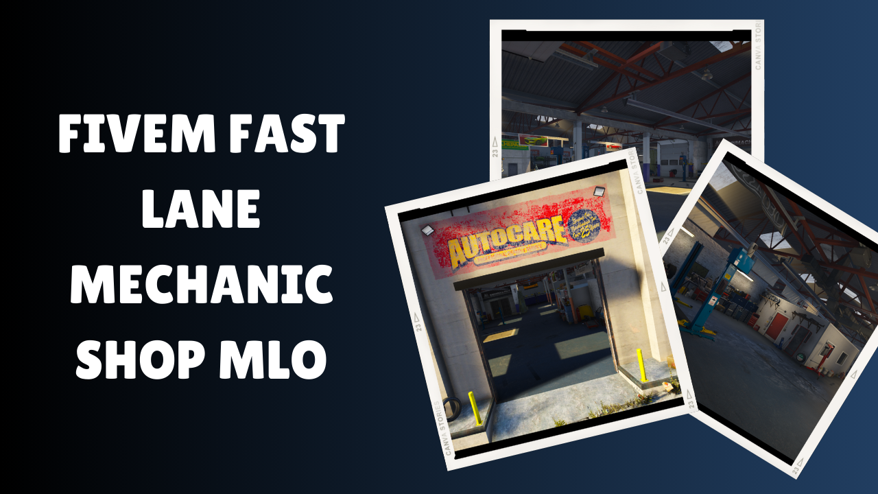 FiveM Fast Lane Mechanic Shop MLO - Enhance Your Server