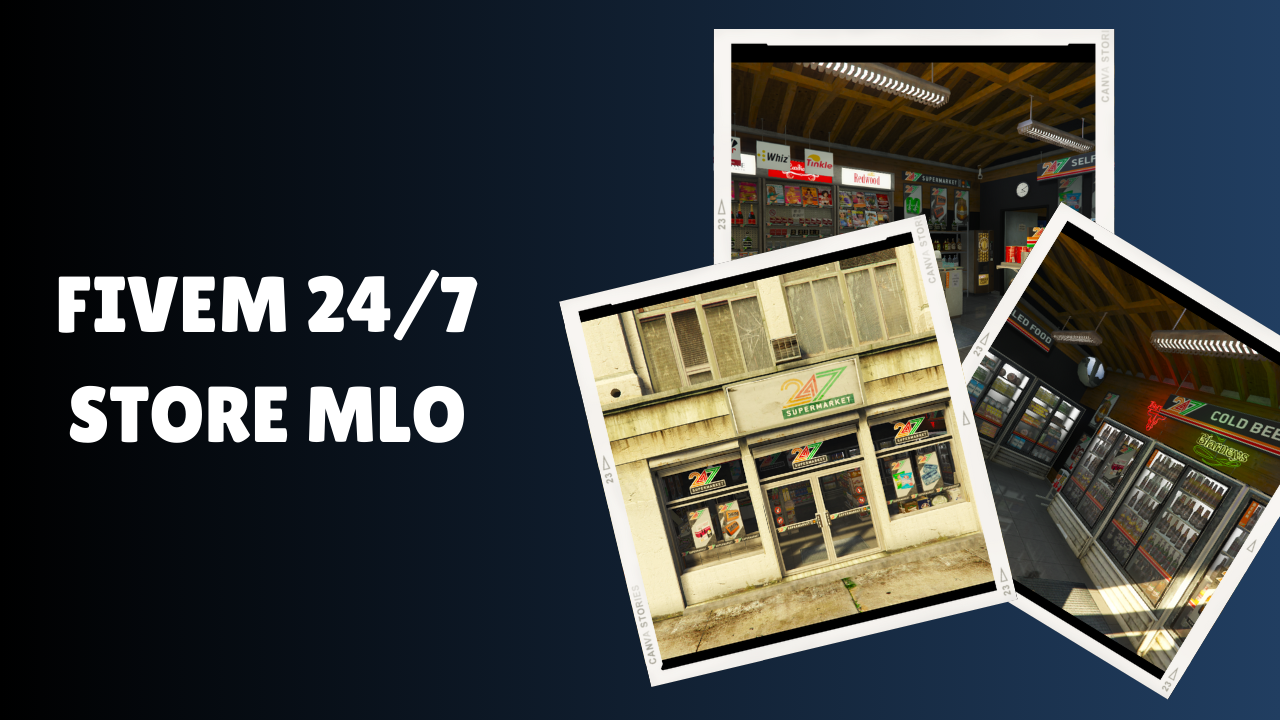 FiveM 24/7 Store MLO - Immersive Roleplay Upgrade.