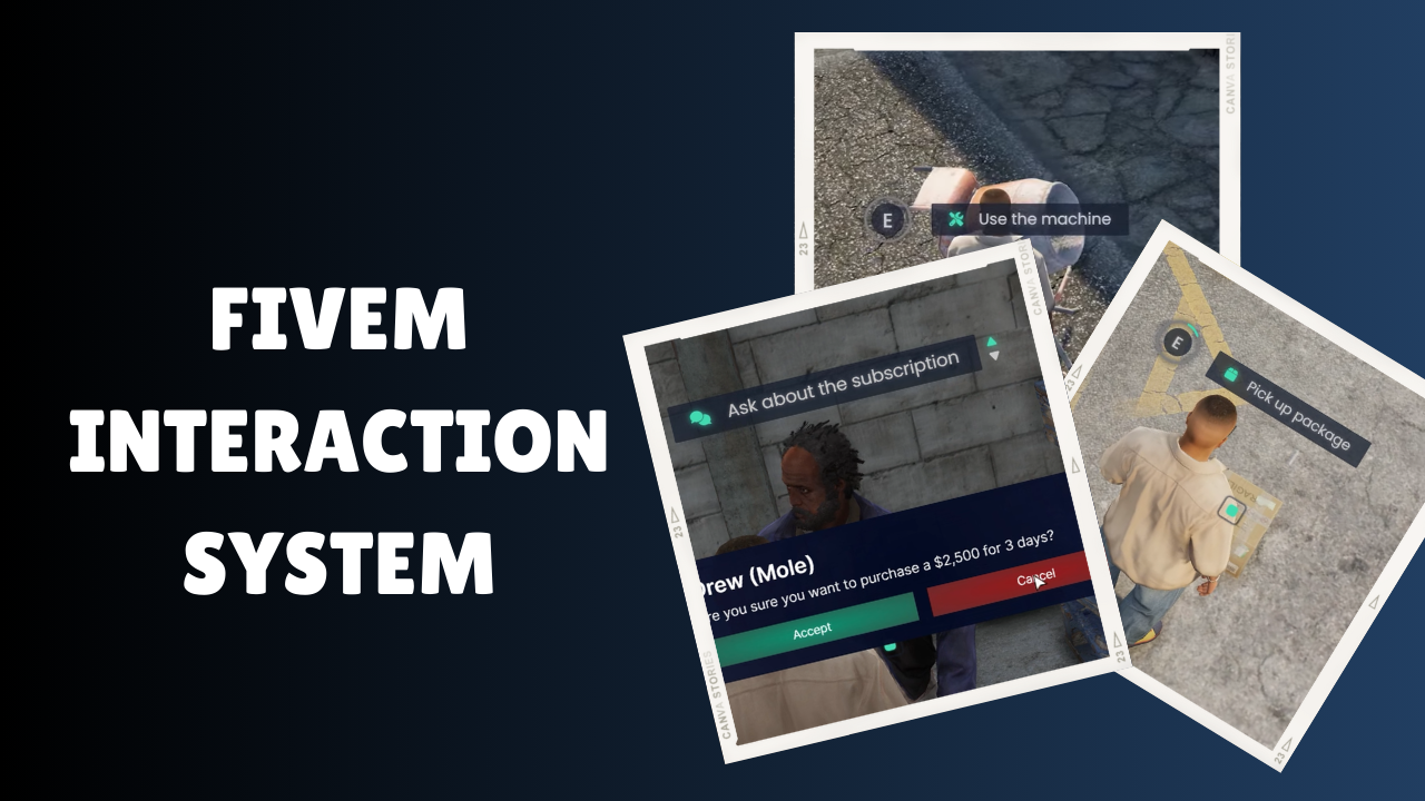 FiveM Interaction System - Customizable & Plug-and-Play