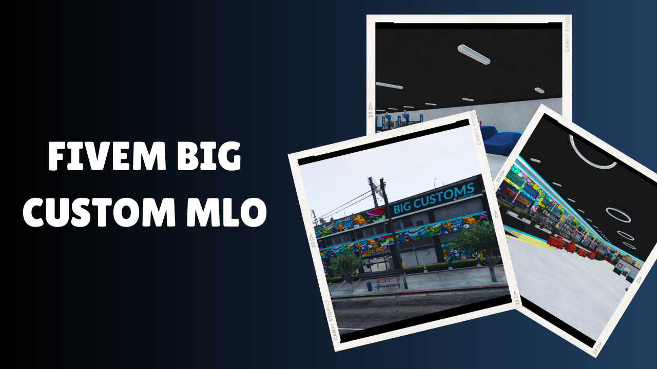 FiveM Big Custom MLO: Immersive Mechanic Shop Design