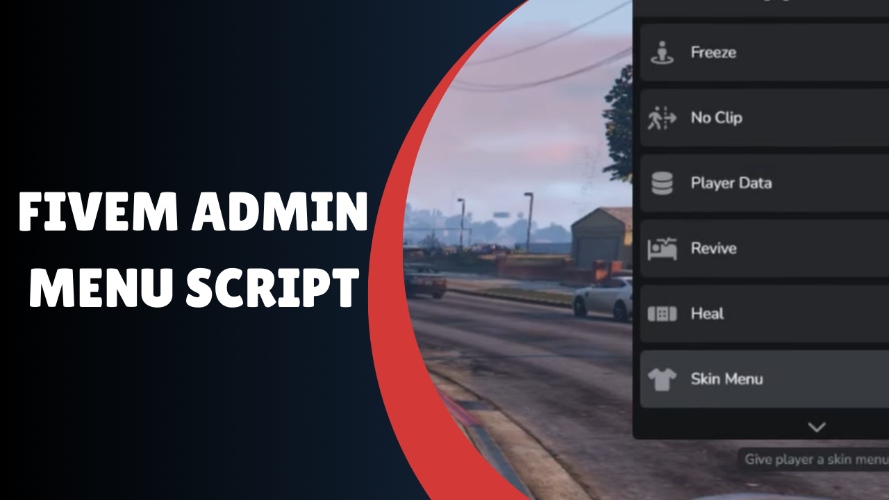 FiveM Admin Menu Script - Ultimate Server Control