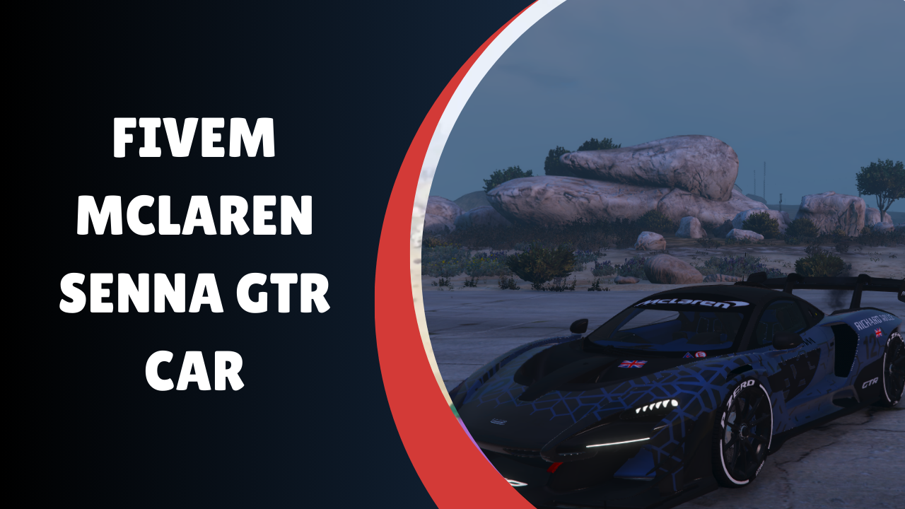 Carro McLaren SENNA GTR FiveM - desempenho e realismo.
