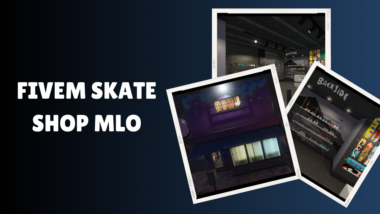 FiveM Skate Shop MLO - Ultimate Virtual Skate Experience