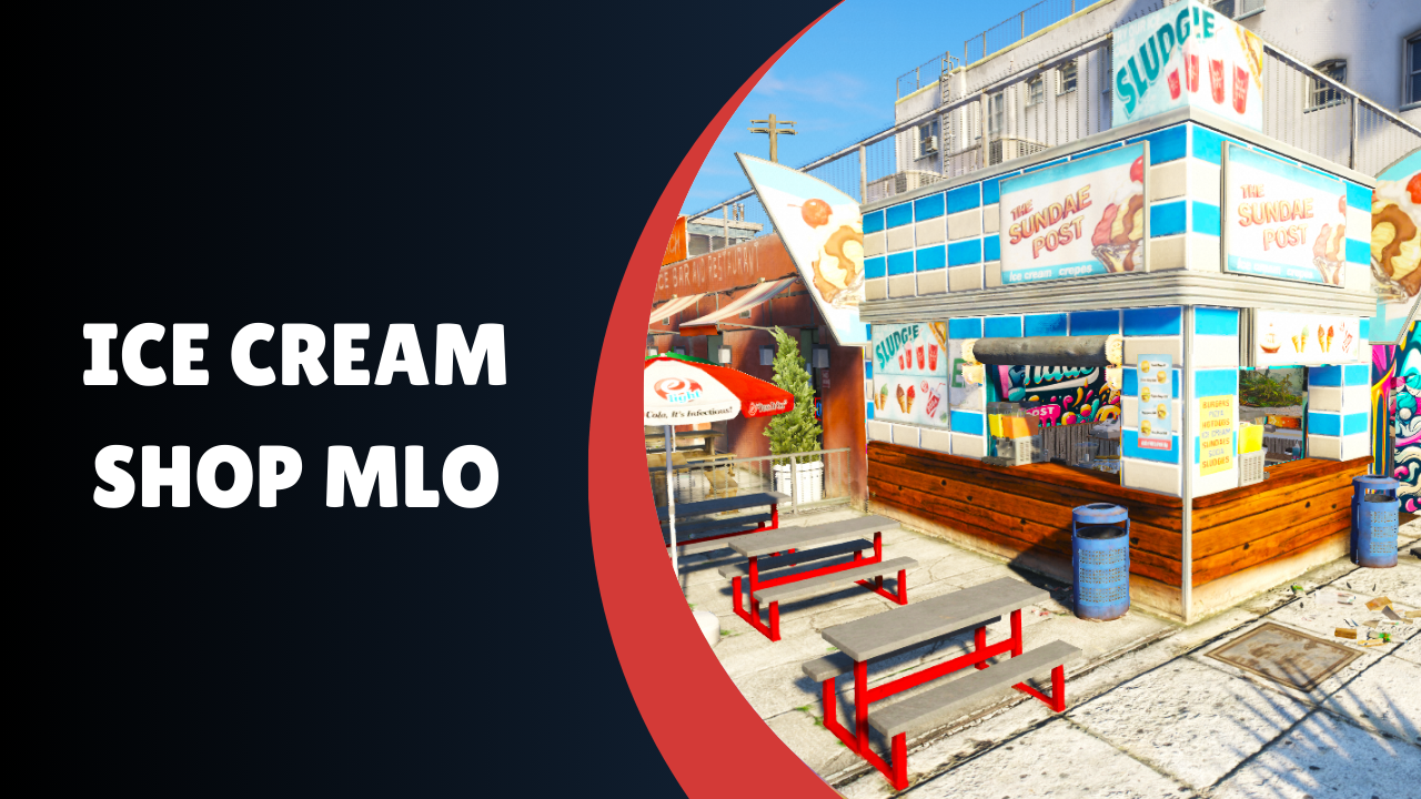 Ice Cream Shop MLO - Best Transform Your FiveM Server