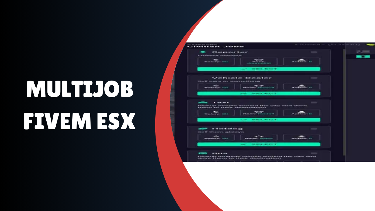 Multijob FiveM ESX Script: Enhance Server Functionality